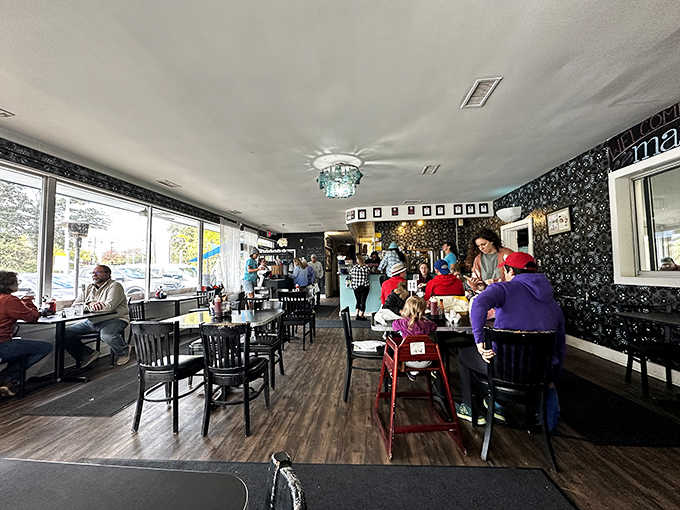 A bustling dining room full of happy people is the best review any restaurant could ever receive.