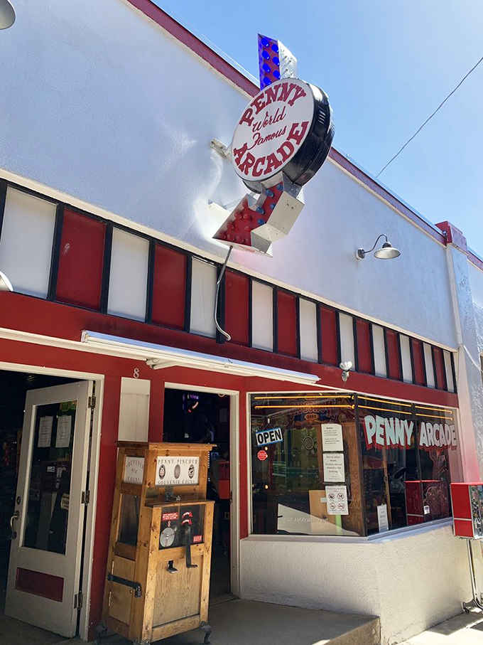 The exterior promises old-school fun, and unlike most promises these days, this one actually delivers completely.