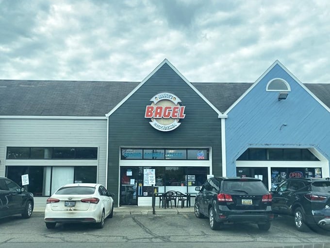 The parking lot that leads to paradise, where cars gather because their drivers know what's good.