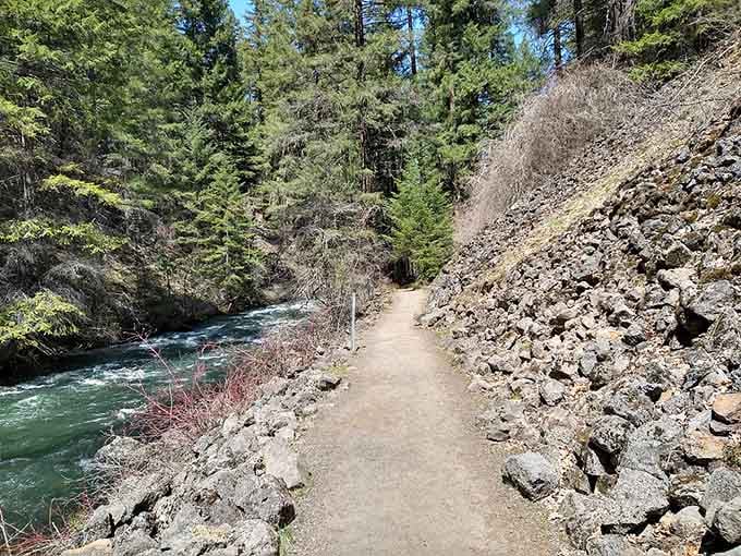 Those aren't special effects, that's just Northern California casually flexing its geological superpowers for your viewing pleasure.