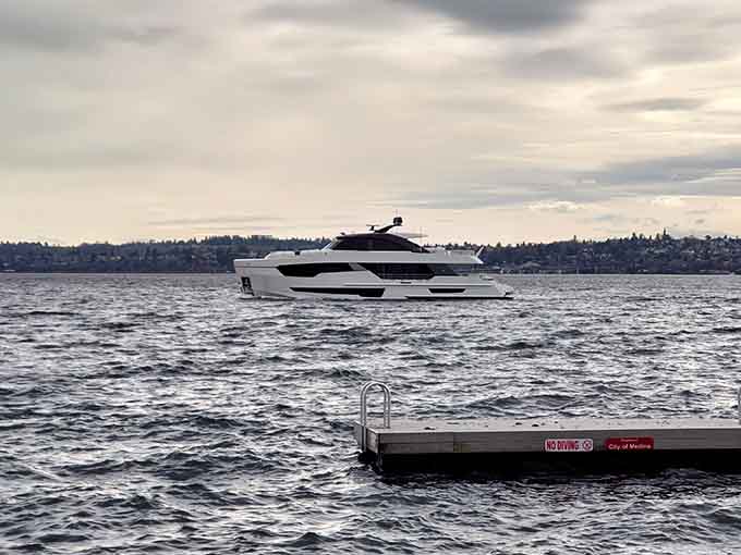 Luxury yachts cruise by while you enjoy million-dollar views from your free public park&mdash;now that's smart living.