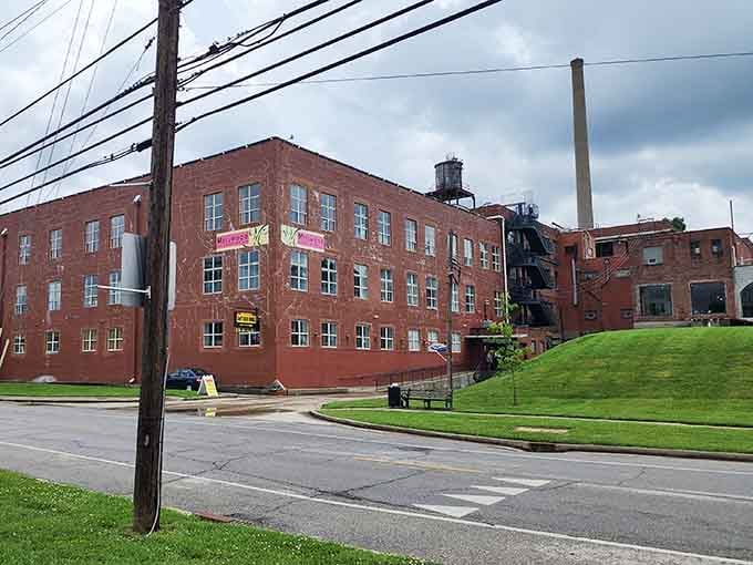 The historic brick exterior promises treasures within, like a really classy treasure map made of architecture.