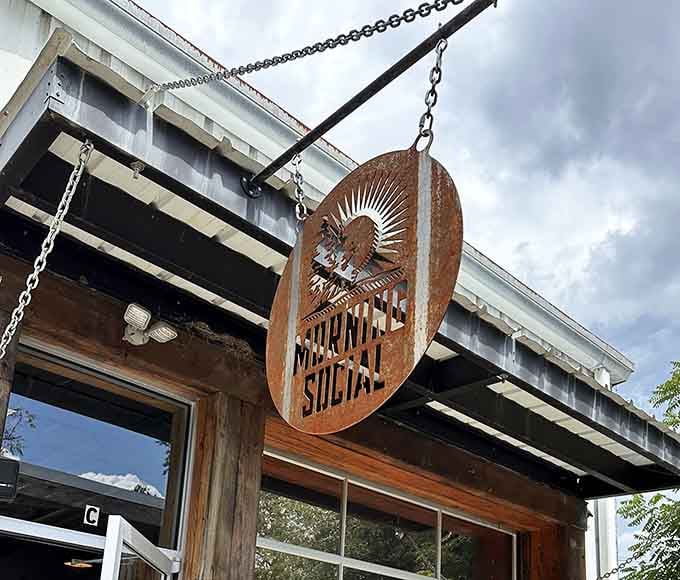 The sign that has become a beacon for breakfast pilgrims traveling from near and far for legendary biscuits.