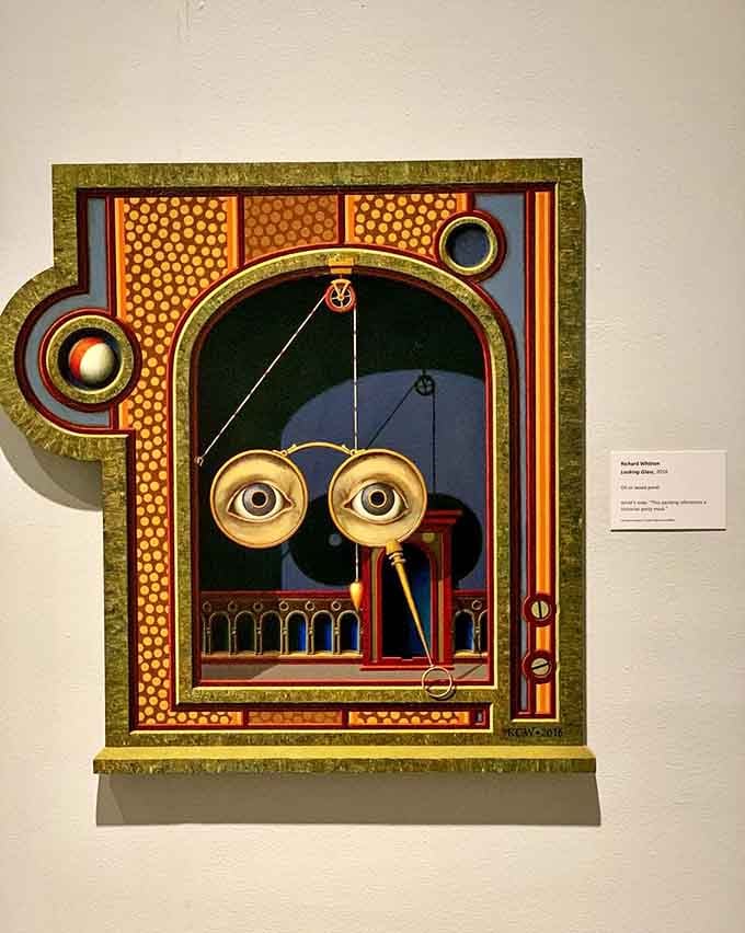 "Looking Glass" offers geometric intrigue that'll have you staring longer than you'd admit at parties.