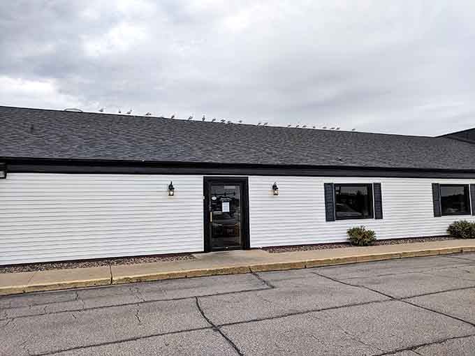 The unassuming exterior hides a carnivore's paradise, like Clark Kent concealing his superhero identity beneath glasses.