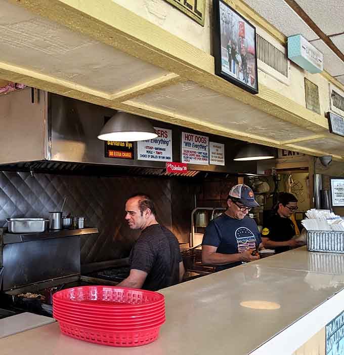 Behind that window, skilled hands work their magic, turning simple ingredients into something absolutely extraordinary daily.