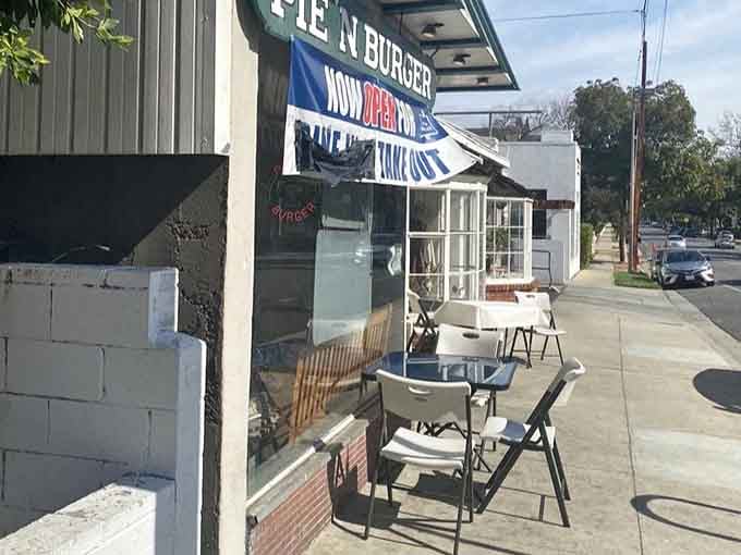 Outdoor seating for those perfect California days when fresh air makes everything taste even better than it already does.
