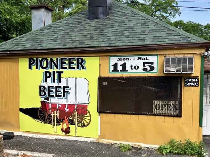 Those hours mean business: Monday through Saturday, 11 to 5, when pit beef perfection is available to all.