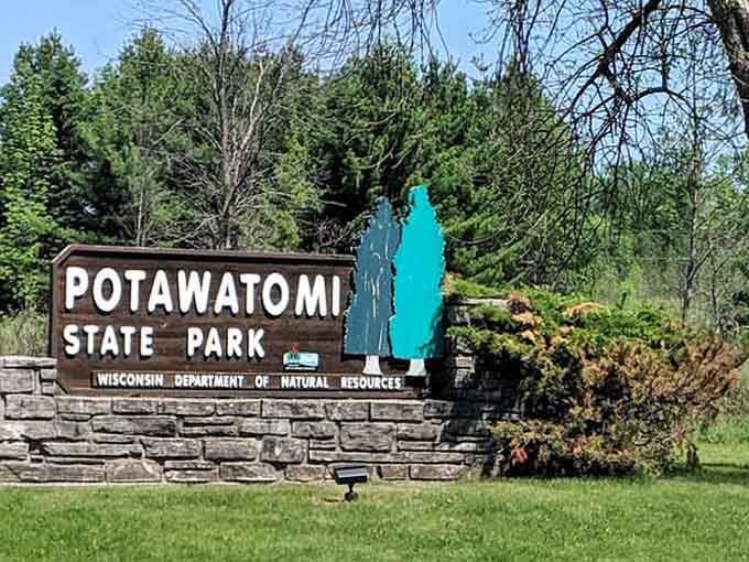 The entrance to one of Wisconsin's best-kept secrets, hiding in plain sight all along.