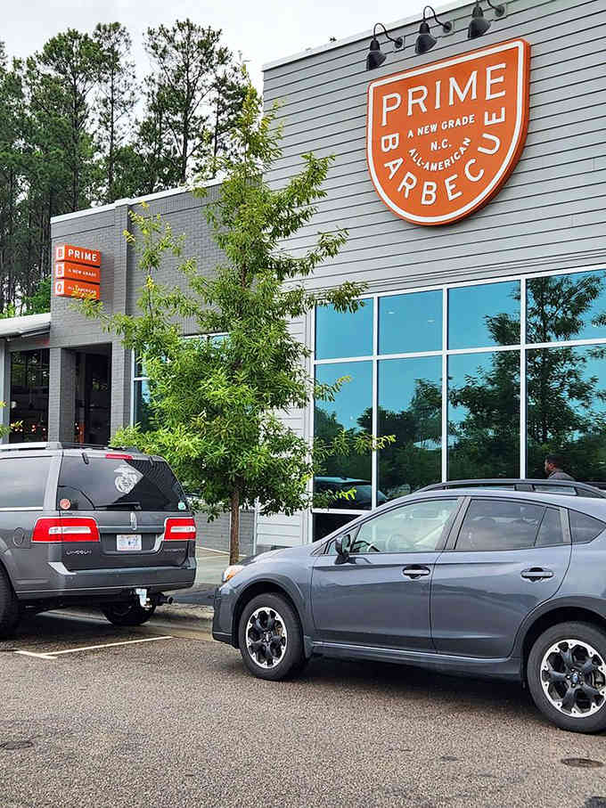 That orange shield logo has become a beacon of hope for barbecue lovers throughout the entire Triangle area.