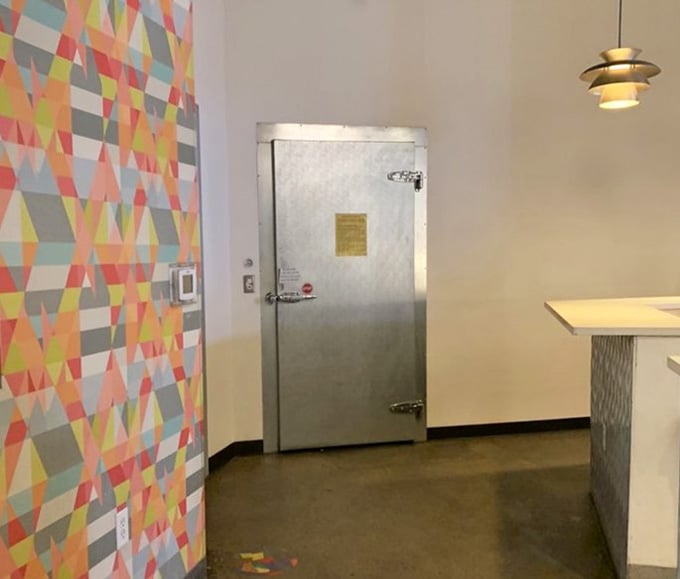 That unassuming metal door inside Frozen Matter is your portal to an entirely different dimension of nightlife.