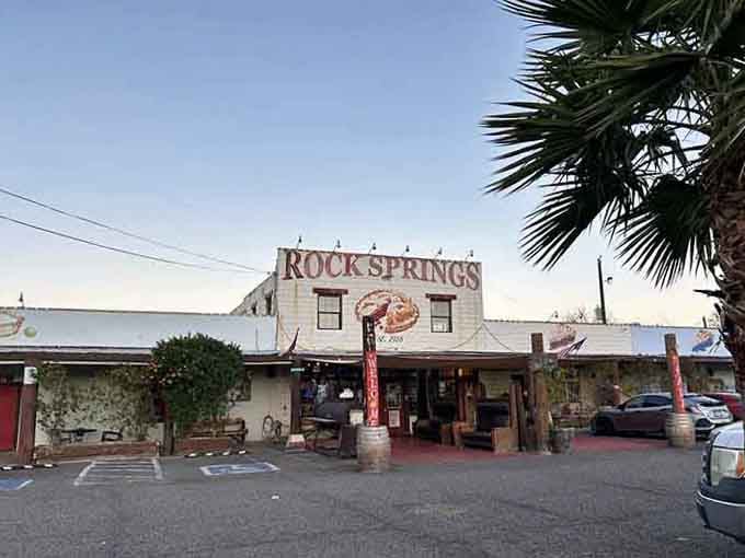 The white facade and that iconic pie sign have been guiding hungry travelers off the highway for generations now.