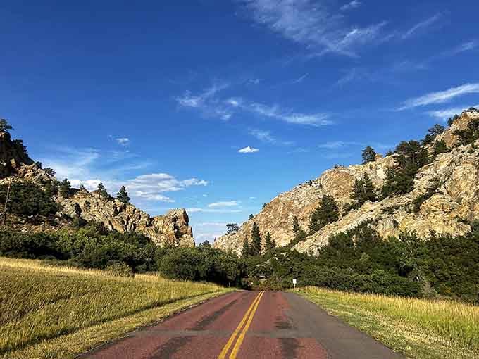 The scenic drive through towering rock walls makes getting there half the adventure and twice the fun.