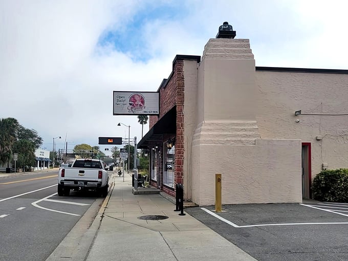 The unassuming street view belies the breakfast magic happening inside this New Smyrna Beach treasure.