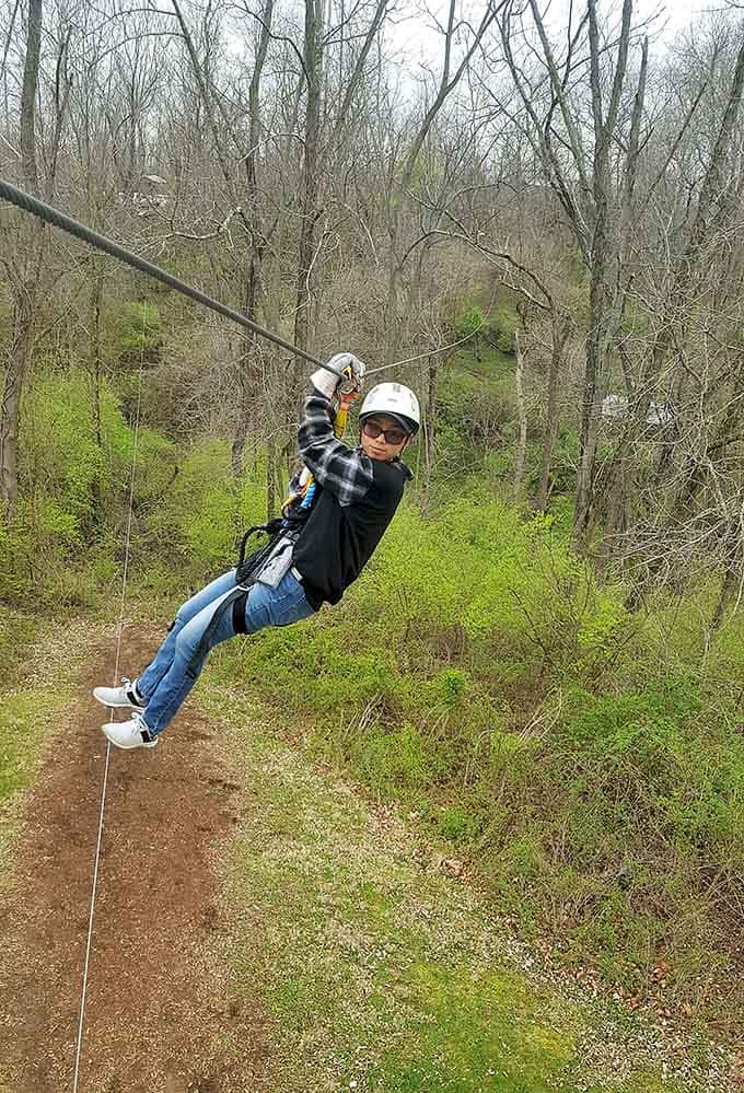 Deep in the forest canopy, experiencing Kentucky from an angle most people never get to see or appreciate.