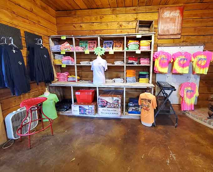 Take home a t-shirt so you can tell everyone about your barbecue pilgrimage without saying a word.