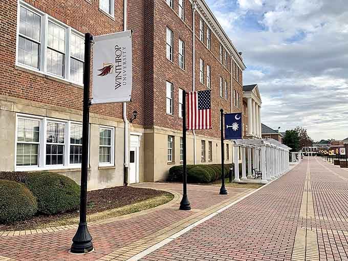 Rock Hill's brick-paved streets and patriotic banners showcase a community proud of its heritage and excited about tomorrow.