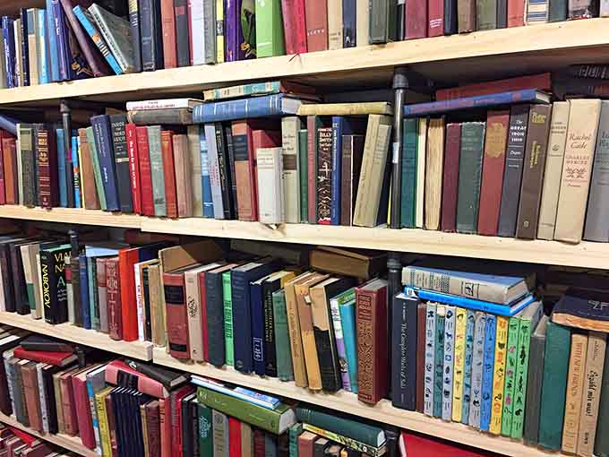 Real books with actual pages and that unmistakable old-paper smell that Kindles will simply never be able to replicate.