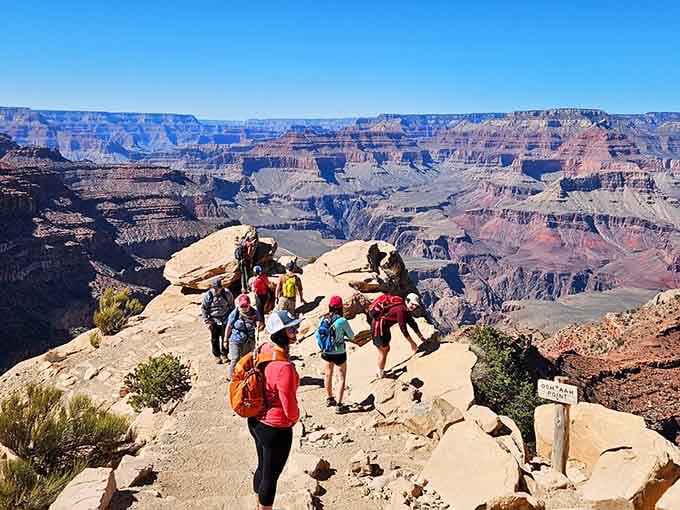 Cedar Ridge offers hikers a well-earned rest stop with views that make every burning quad muscle completely worth the effort.