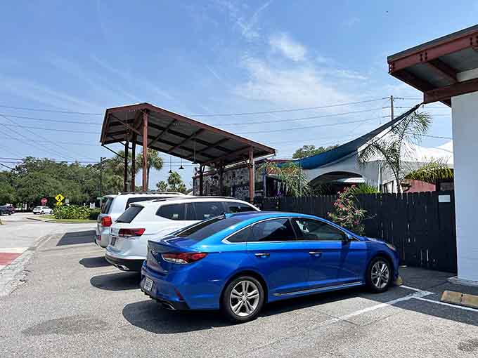 The parking lot stays busy because word spreads fast when you're serving the best Brunswick stew in Georgia, period.
