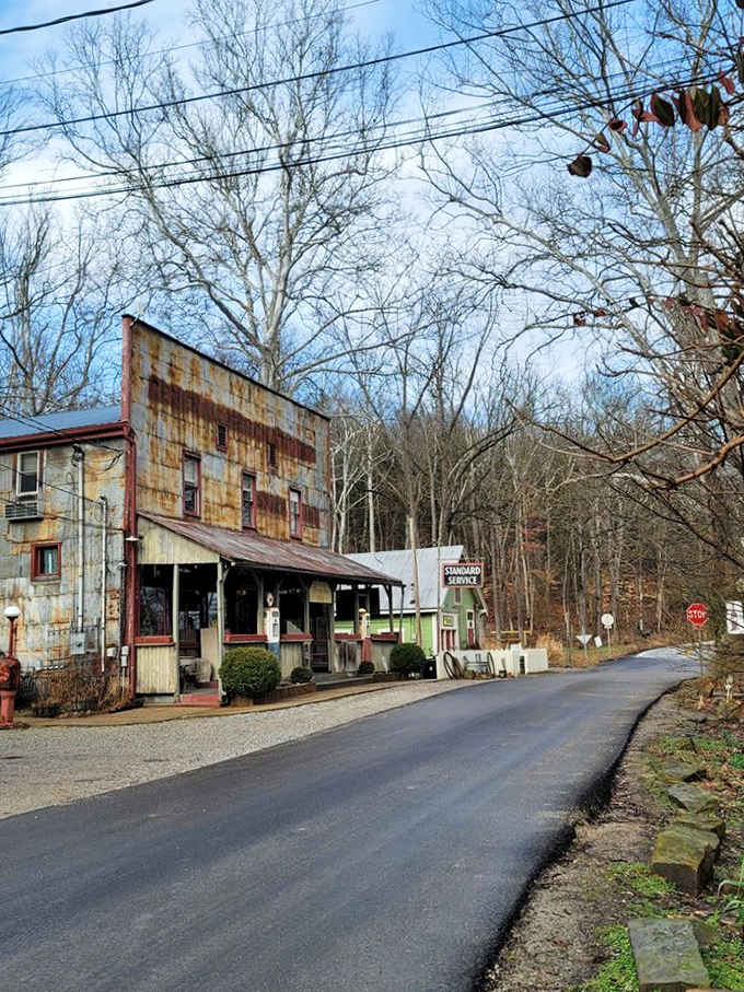 The entire town of Story consists of basically this building, making it possibly the coziest destination you'll ever visit.
