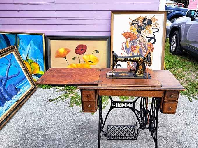 That Singer sewing machine has stitched more memories than most modern machines will ever dream of creating.