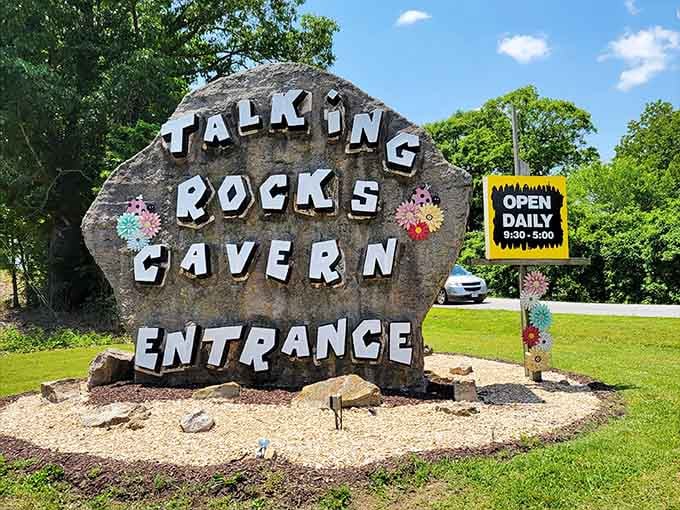 The entrance promising subterranean adventures that'll make your usual weekend plans seem embarrassingly ordinary.