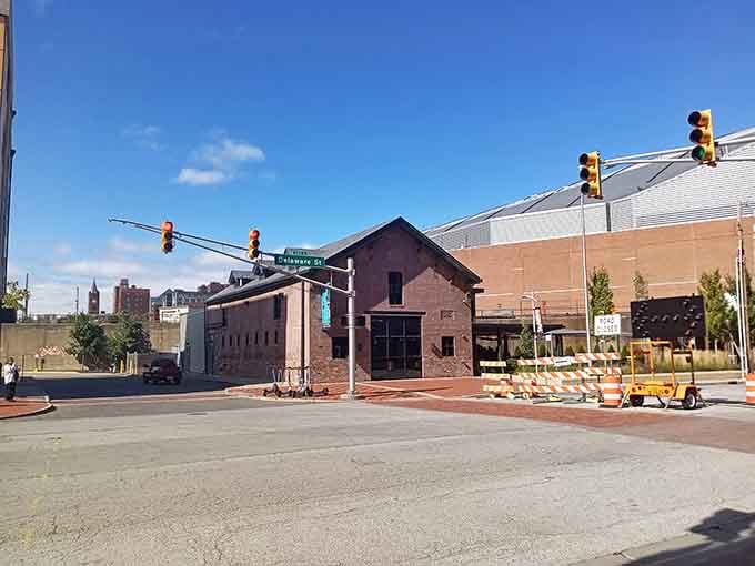 From the street, you'd never guess the culinary magic happening inside this beautifully restored brick building right now.