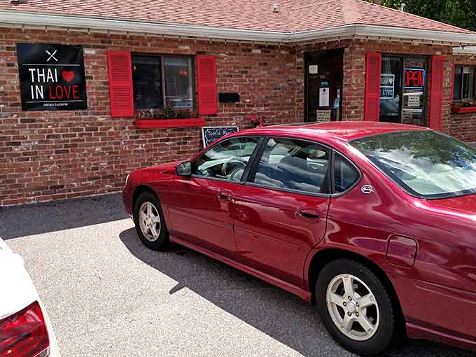 Pull up to this brick beauty and prepare for your taste buds to experience some serious culture shock.