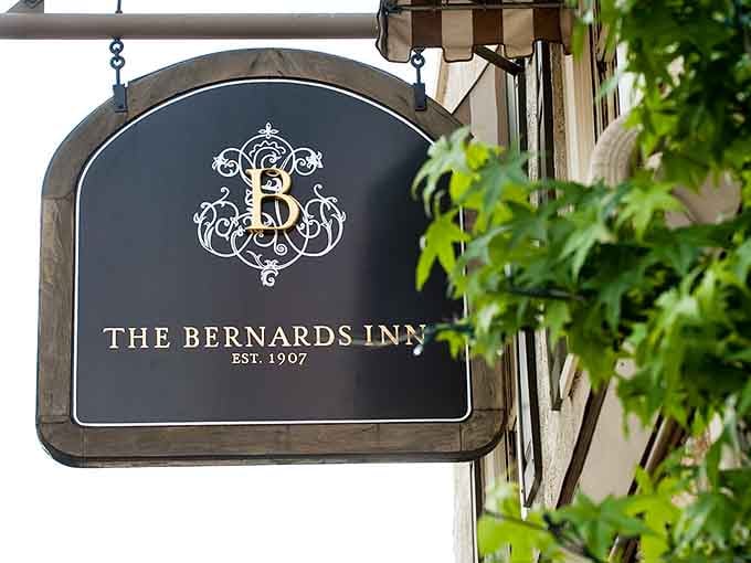 The sign says it all: a historic establishment that's been perfecting hospitality for over a century.