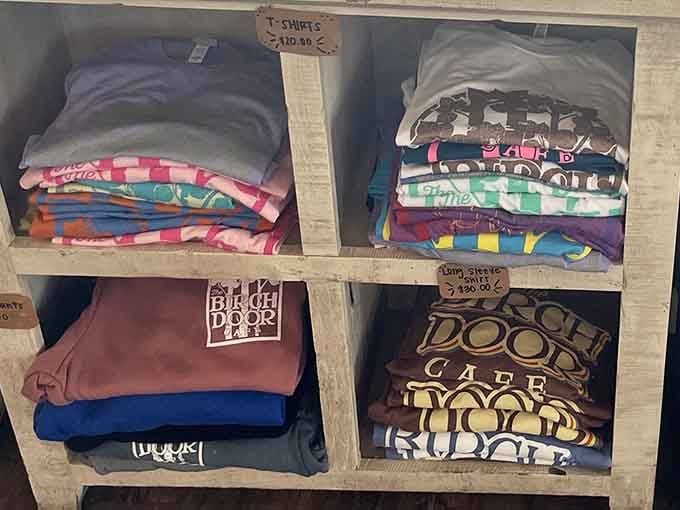 Take home the Birch Door experience with their merchandise, because breakfast loyalty deserves proper representation.