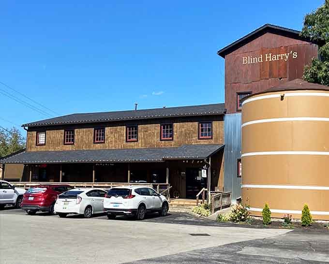 The full parking lot tells you everything - locals know where to find the good stuff in this charming town.