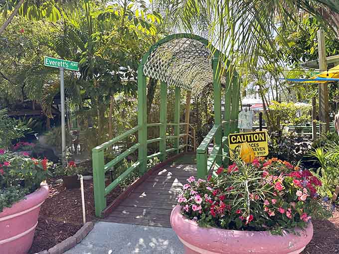 That garden archway framed by flowers promises something magical lies beyond, and spoiler alert, it absolutely delivers on expectations.