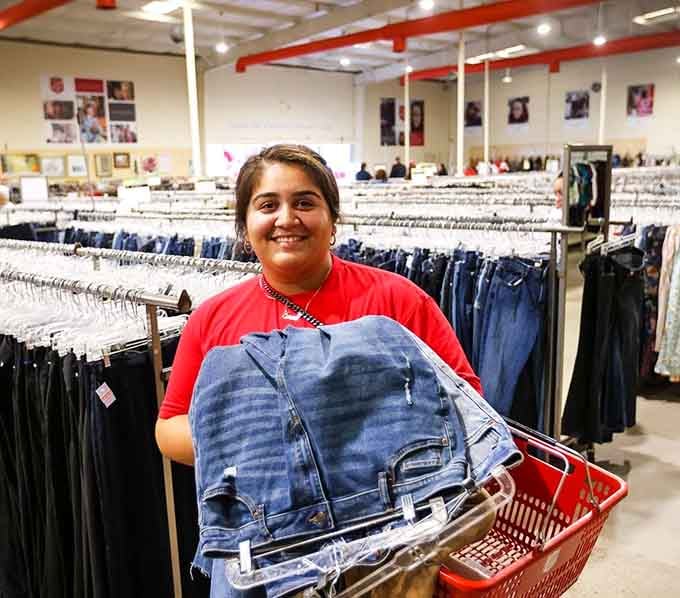 That smile says it all: finding perfect items at unbeatable prices never gets old, no matter how often you visit.