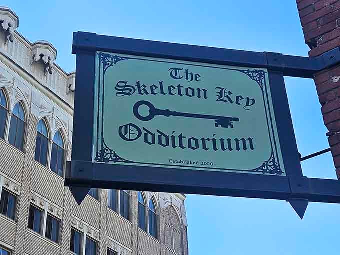 The ornate signage promises exactly what it delivers: a genuine odditorium experience in Portland's heart.