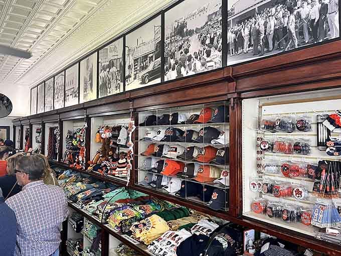 Auburn gear as far as the eye can see, perfect for fans who definitely don't need more.