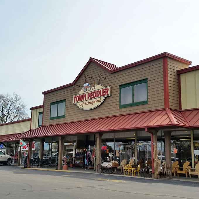 The welcoming storefront beckons treasure hunters to come discover what adventures await inside those doors today.