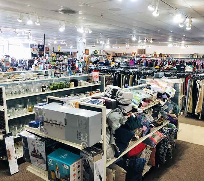 The vast interior stretching endlessly, where treasure hunting becomes an Olympic sport and everyone wins medals.