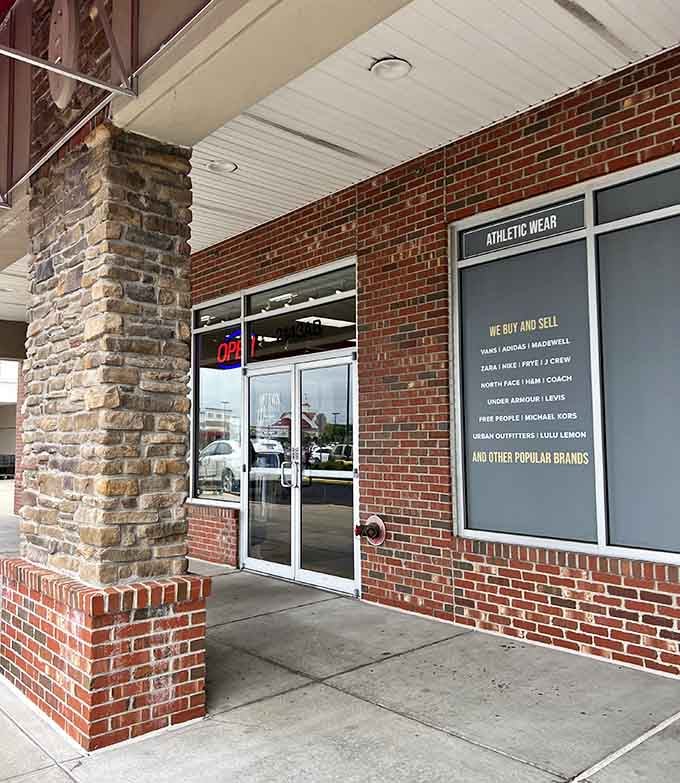 The entrance where sensible shopping intentions come to surrender and reusable bags get their workout.