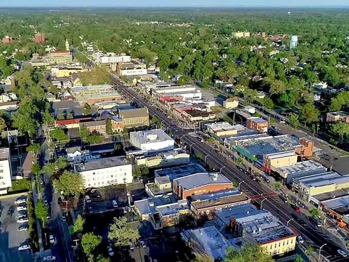 From above, Vineland sprawls with the confidence of a city that hasn't forgotten affordability matters.