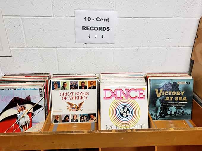Ten-cent records mean building your vinyl collection costs less than your morning coffee, and sounds infinitely better too.