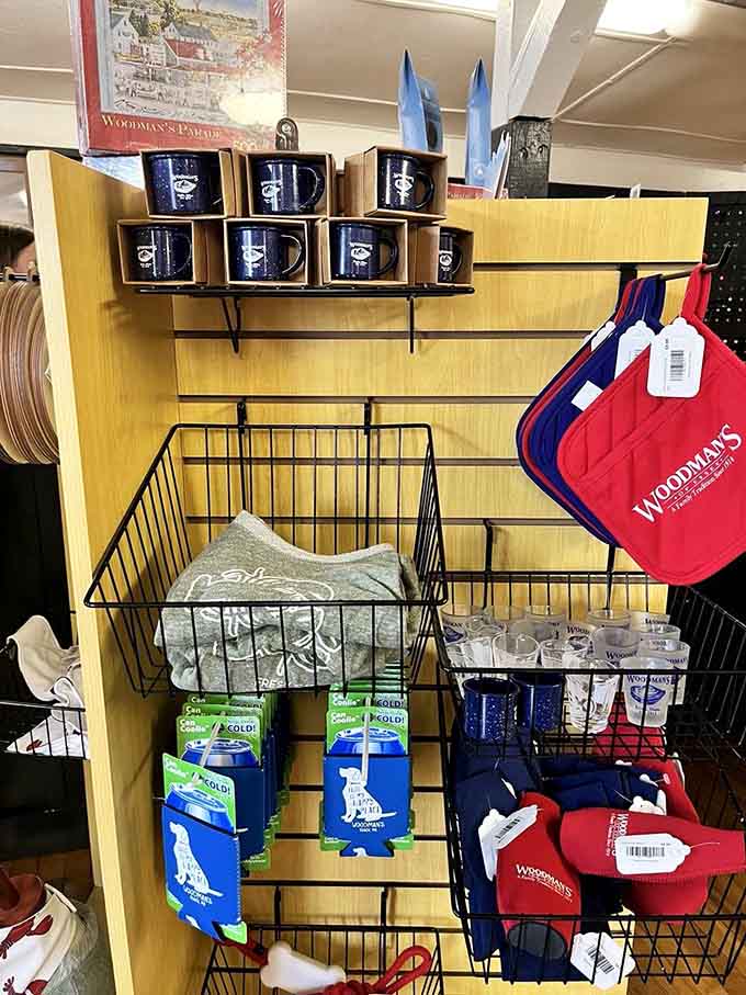 Take home the merch so you can prove to friends you visited this legendary spot.