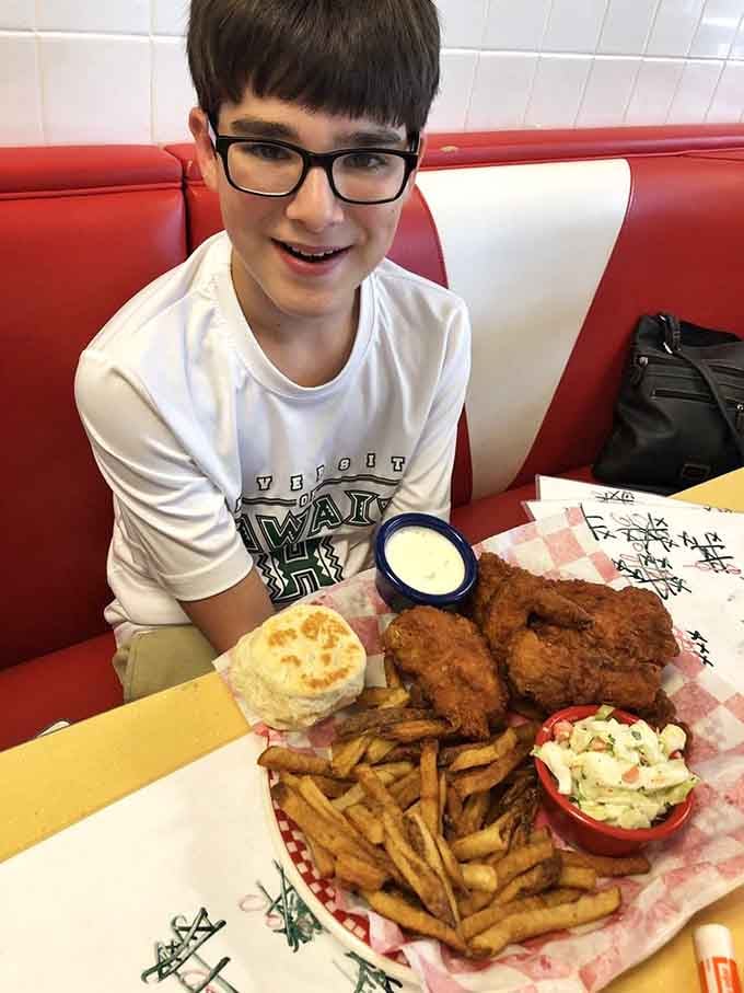 Sometimes the best meals come with the biggest smiles, especially when the portions could feed a small army battalion.