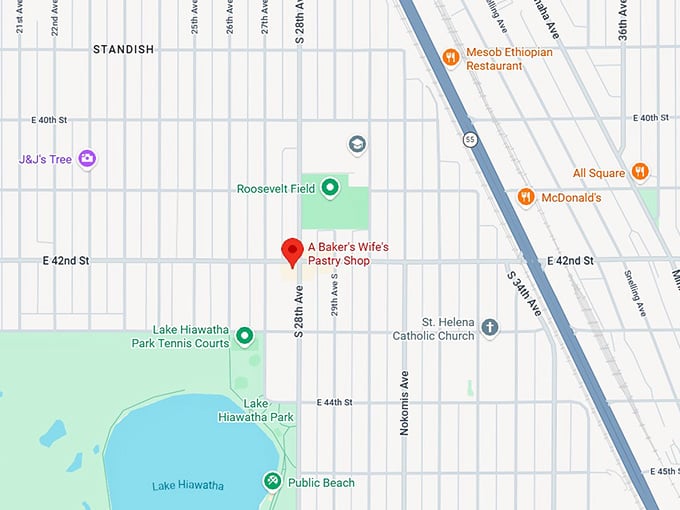 16. a baker's wife's pastry shop map