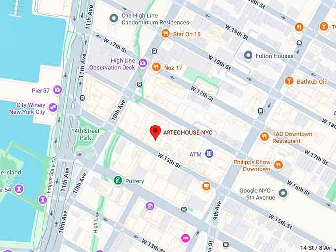 16. artechouse nyc map
