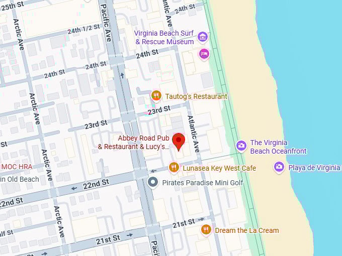 16. abbey road pub & restaurant map