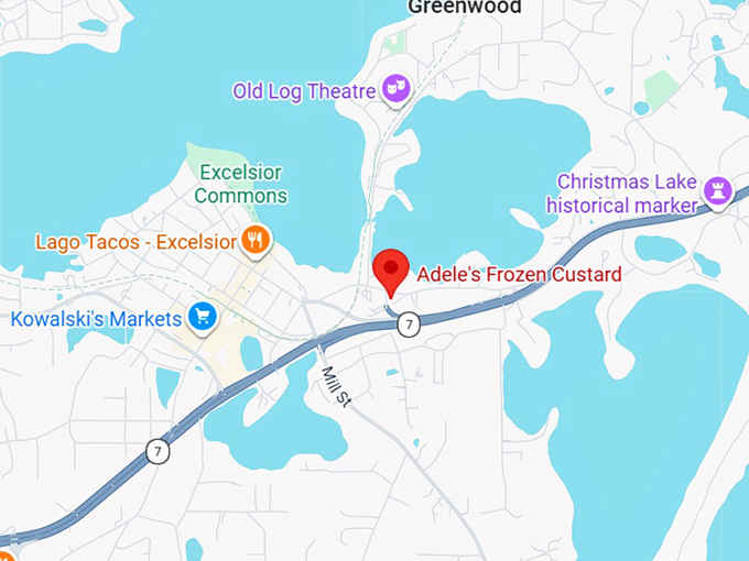 16. adele's frozen custard map