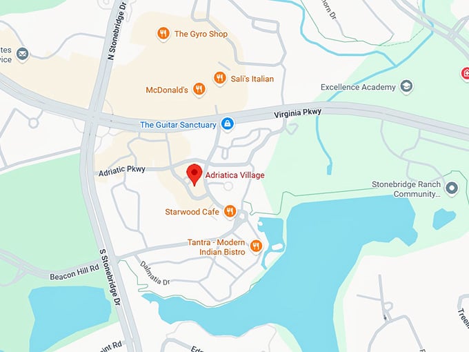 16. adriatica village map