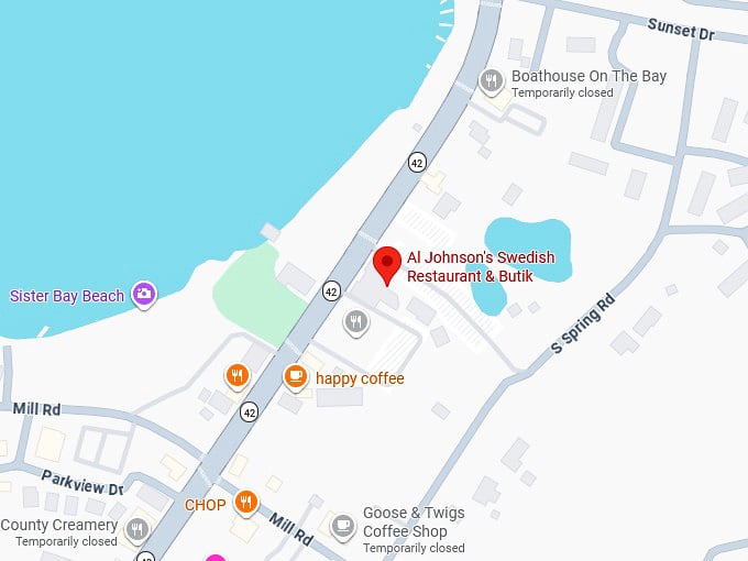 16. al johnson&rsquo;s swedish restaurant & butik map