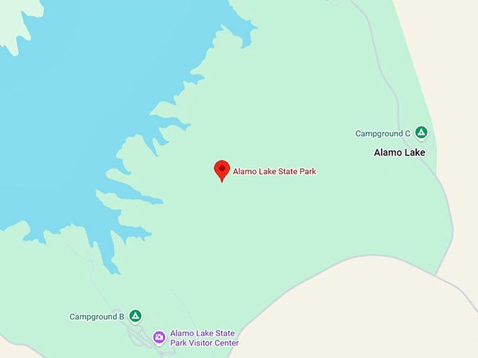 16. alamo lake state park map